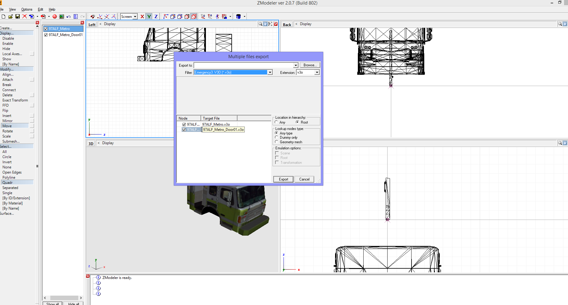 Zmodeler1: 3D Modeling and Zmodeler2 Conversion Tutorial - English ...